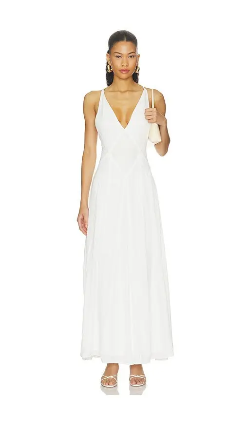 MORE TO COME Chriselle Maxi Dress - Ivory
