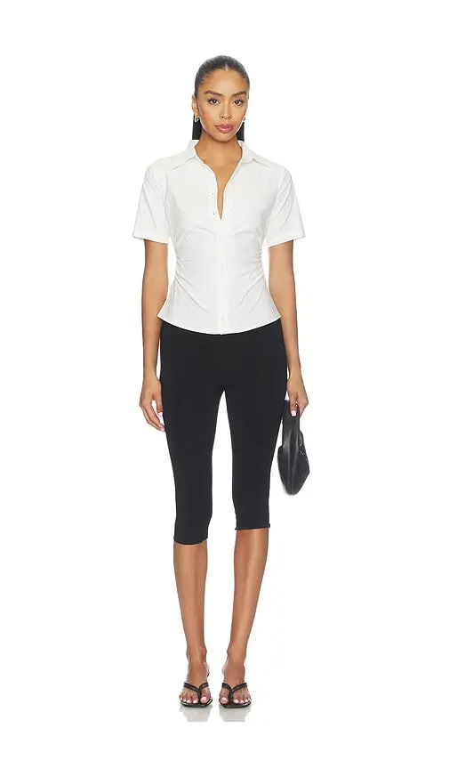 ALL THE WAYS Maura Button Down Top