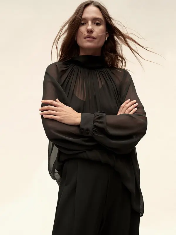 GWYN Chiffon Blouse | | Size