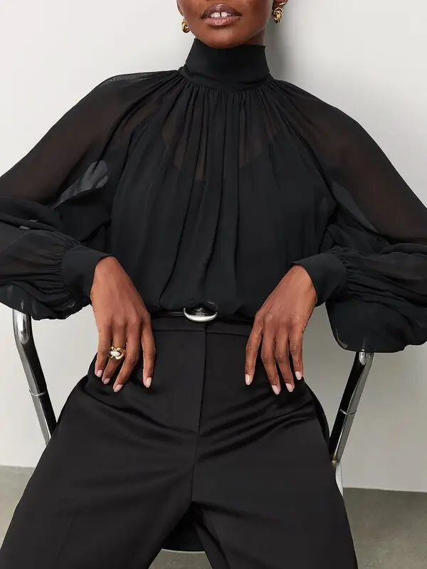 GWYN Chiffon Blouse | | Size