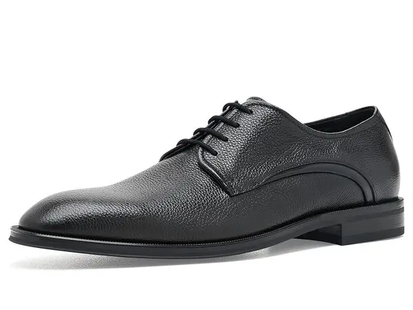 BOSS Derrek Leather Derby Shoes - Black