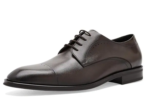BOSS Derrek Leather Derby Shoes Shoes Dark