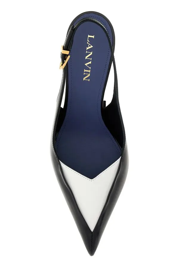 LANVIN Two-tone Leather Pumps