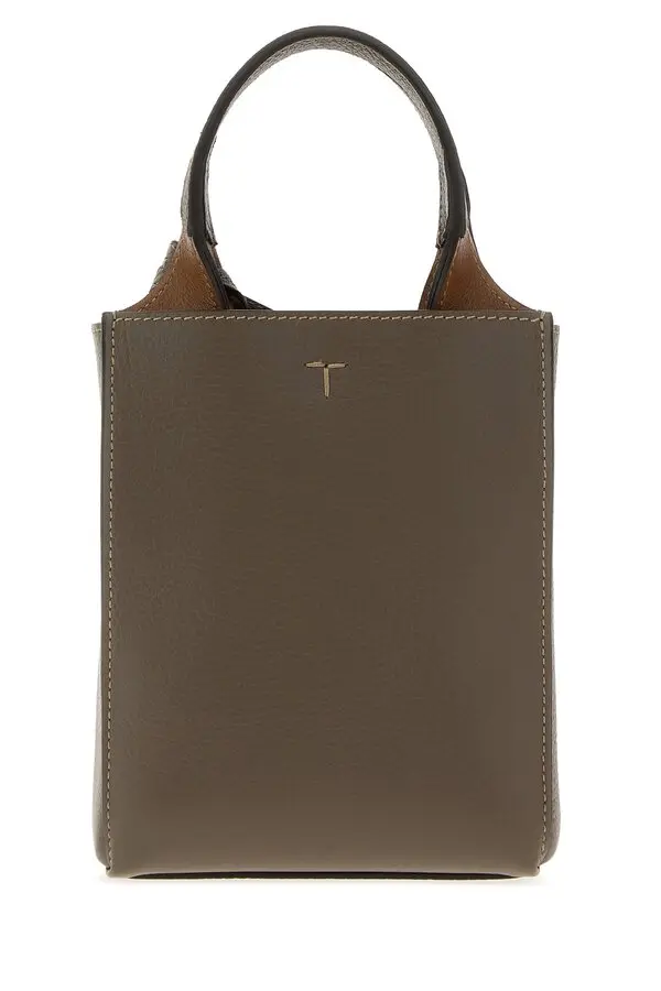 TOD'S Dove Leather Phone Holder