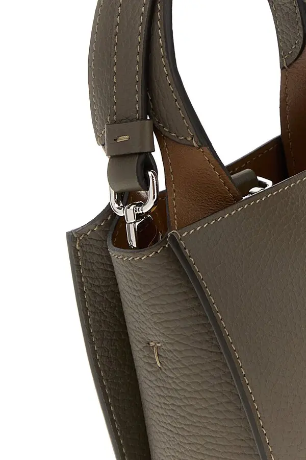 TOD'S Dove Leather Phone Holder