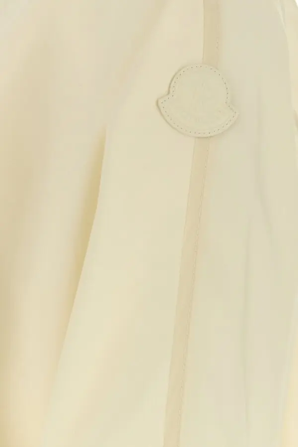 Moncler Cream Wool And Nylon Shirt