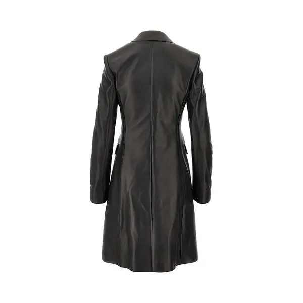 Gucci Nappa Leather Single-breasted Coat