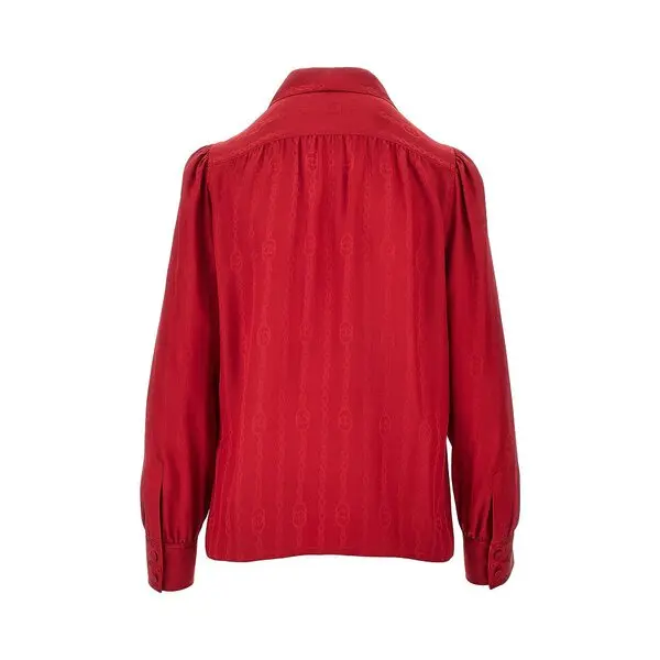 Gucci Jacquard Silk Shirt