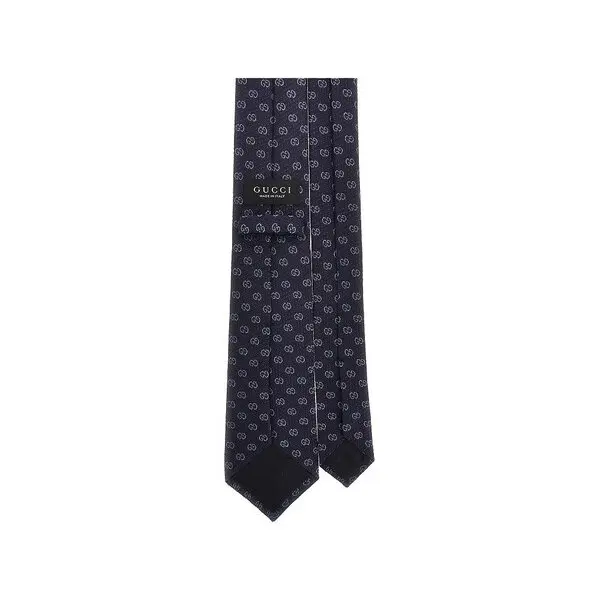 Gucci Gg Jacquard Silk Necktie