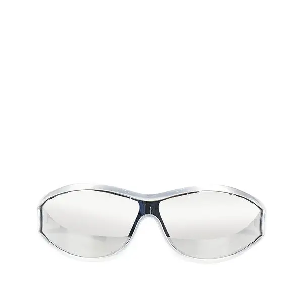FACE.HIDE Mask Frame Sunglasses - Silver