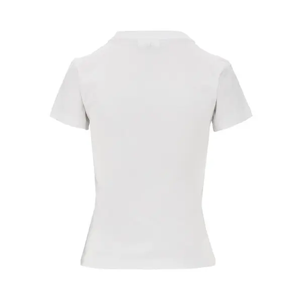 GANNI Tiger Print Organic Cotton Jersey T-shirt - White