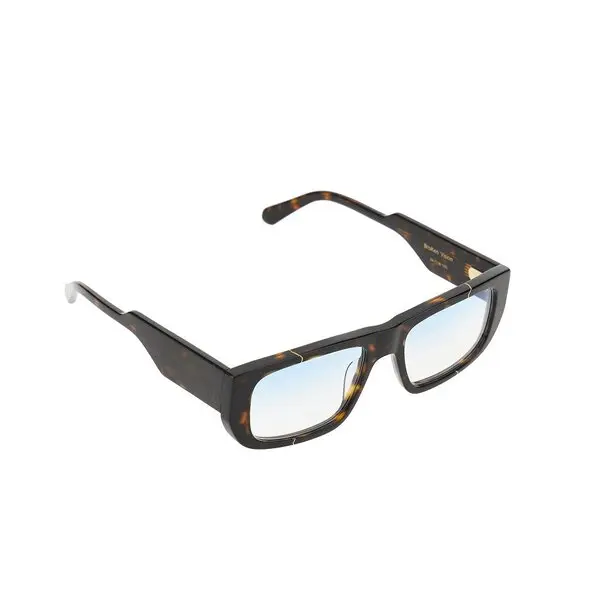 FACE.HIDE Broken Vision' Sunglasses - Brown