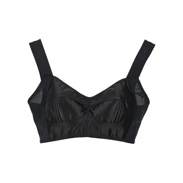Dolce & Gabbana Satin Top - Black