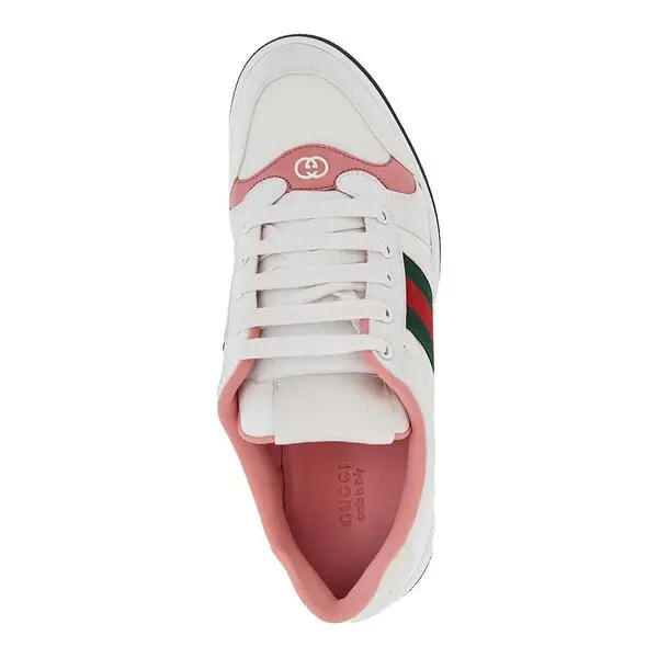 Gucci Padded Nylon Sneakers With Web Ribbon Detail