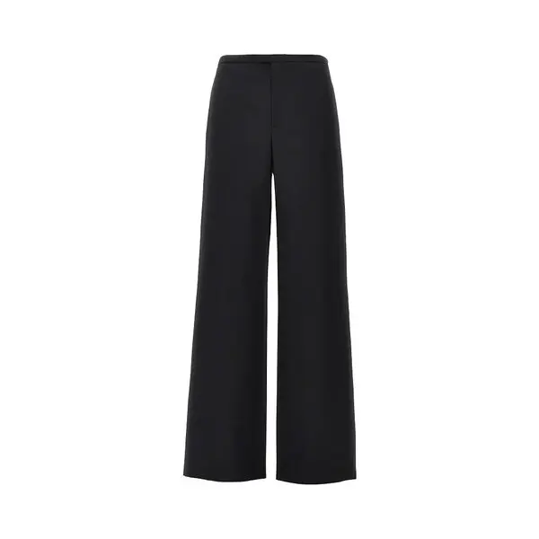 Gucci Wool Twill Wide Leg Pants