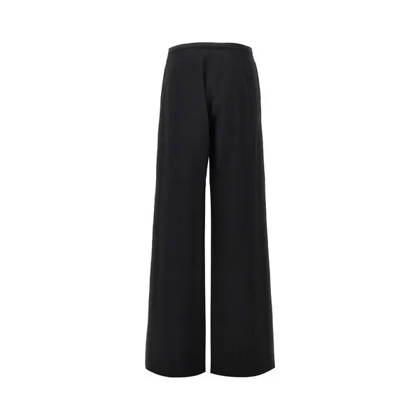 Gucci Wool Twill Wide Leg Pants