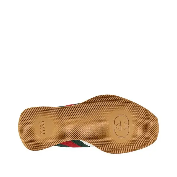 Gucci Tempo" Sneakers In Suede Leather And Mesh