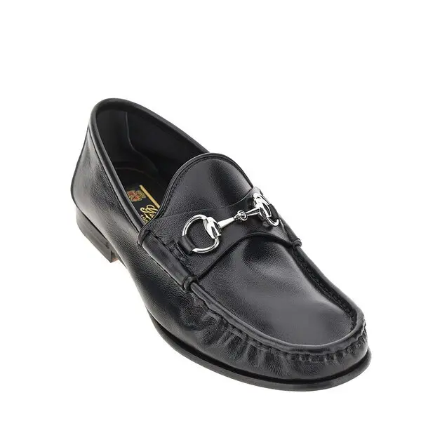 Gucci Leather 'lugano' Loafers