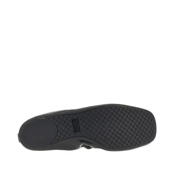 Gucci Prima Leather Ballerinas With Horsebit - Black