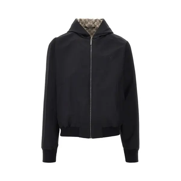 Gucci Reversible Gg Nylon And Cotton Jacket - Multicolor