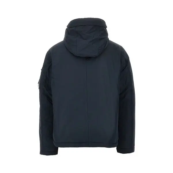 Stone Island Nylon Micro Twill Down Jacket With Primaloft® Gold P.u.r.e. Padding