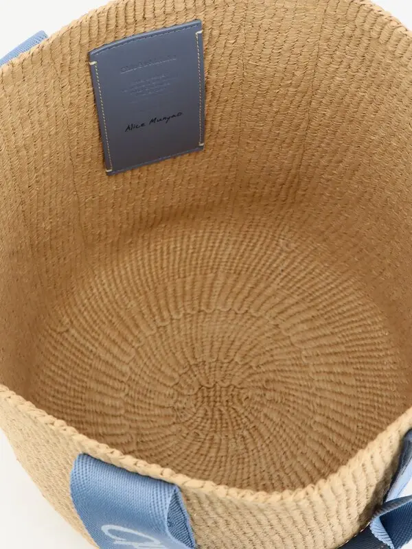 Chloé Woody Raffia Shoulder Bag