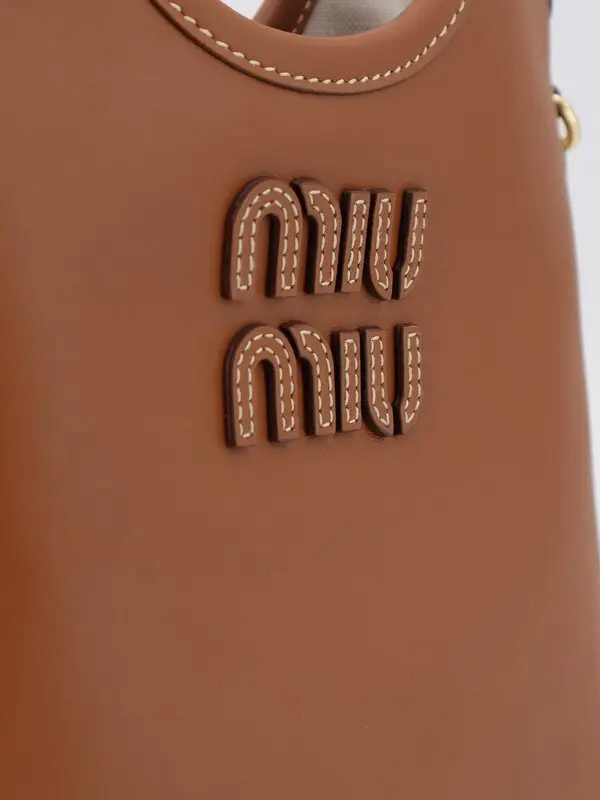 Miu Miu Ivy Leather Crossbody Bag