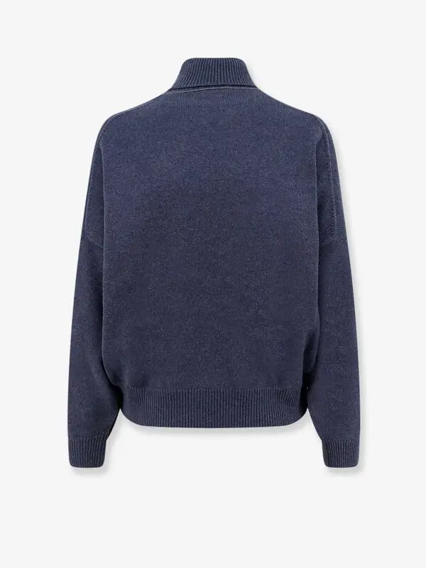 Brunello Cucinelli Cashmere Turtleneck With Monili Detail