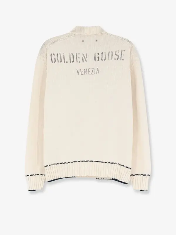 GOLDEN GOOSE Ribbed Cotton Sweater