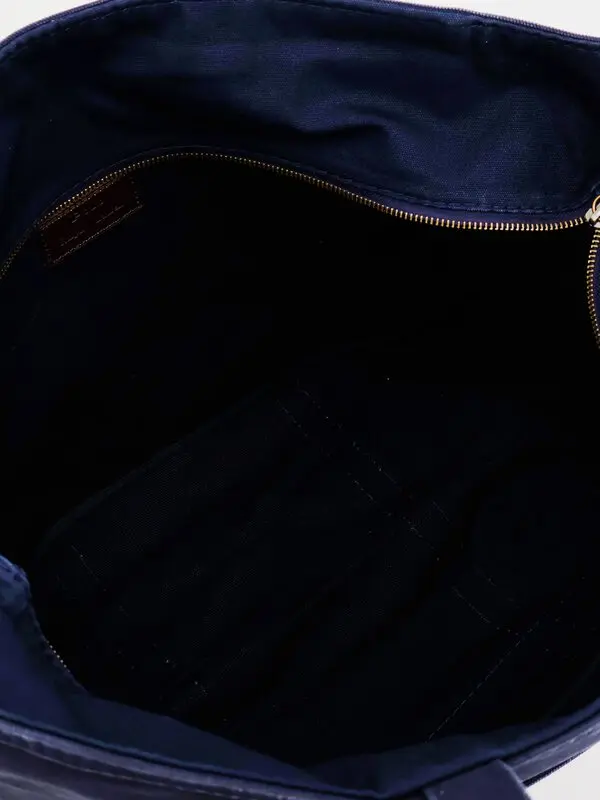 Polo Ralph Lauren Denim Shoulder Bag With Embroidered Logo
