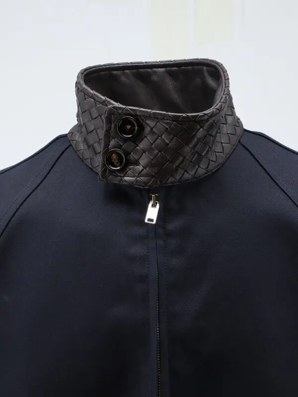 Bottega Veneta Harrington Compact Cotton Gabardine Jacket