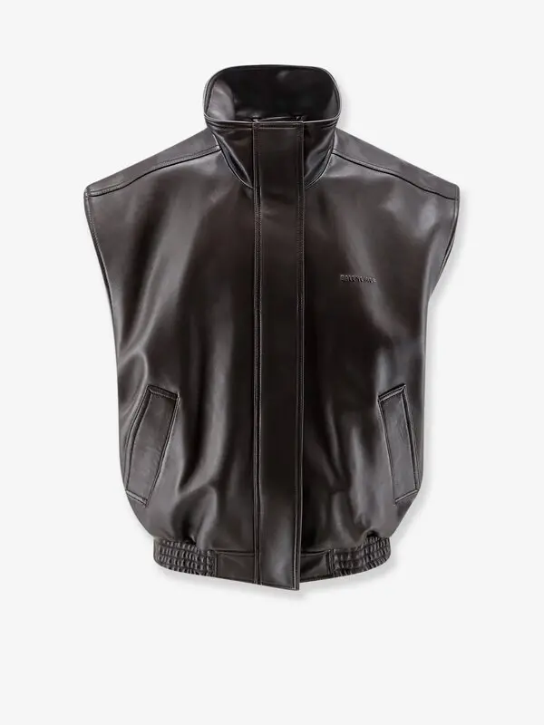 Balenciaga Sleeveless Leather Vest