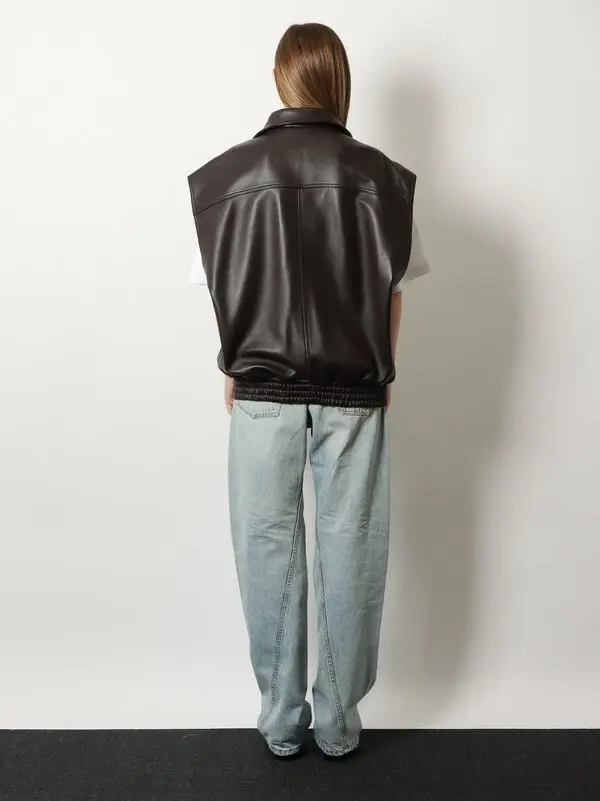 Balenciaga Sleeveless Leather Vest