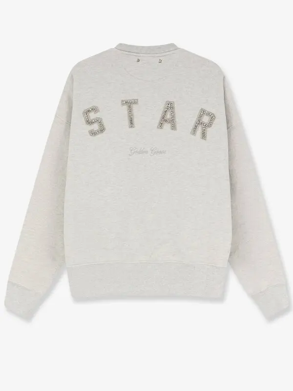 GOLDEN GOOSE Crew Neck Sweatshirt With Back Logo Detail