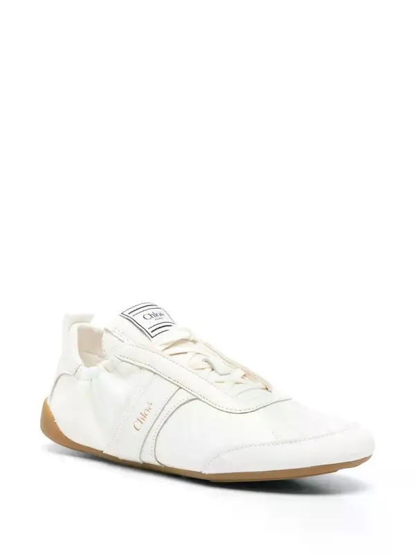Chloé Kick Logo-print Lace-up Sneakers