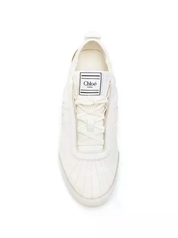 Chloé Kick Logo-print Lace-up Sneakers