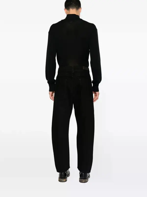 LEMAIRE Twisted Tapered Jeans - Black