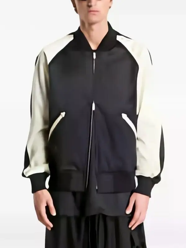 Y3 Satin Liquid Logo Souvenir Jacket