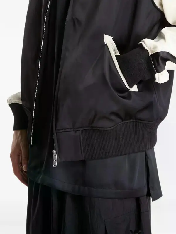 Y3 Satin Liquid Logo Souvenir Jacket