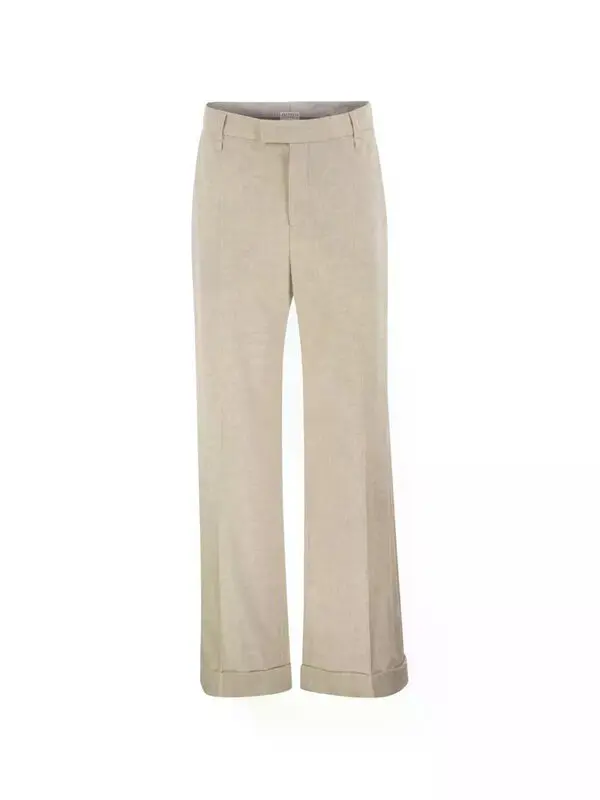 Brunello Cucinelli Turn-up-hem Tailored Trousers