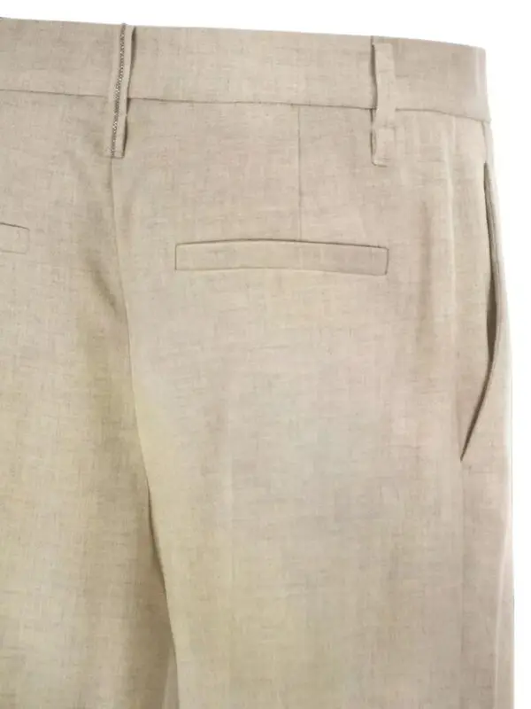Brunello Cucinelli Turn-up-hem Tailored Trousers