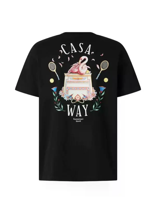 Casablanca Graphic-print Cotton T-shirt
