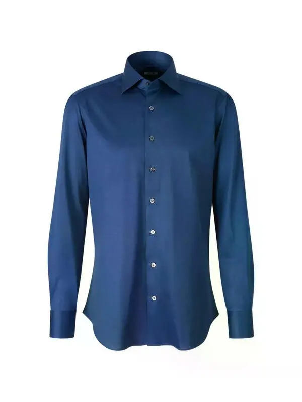 FRAY Gabriel Spread-collar Shirt - Blue