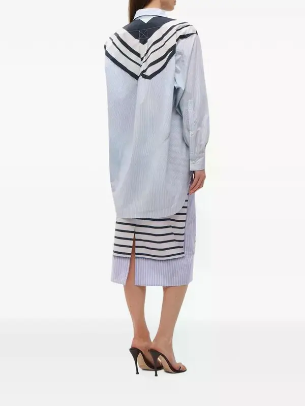 Brandon Maxwell Keegan Striped Shirt