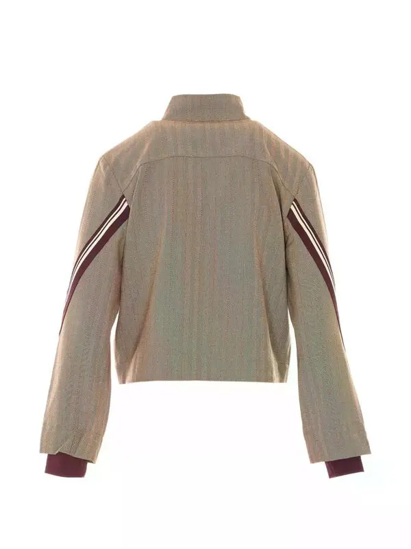 Liu Jo Herringbone-pattern Zip-up Jacket