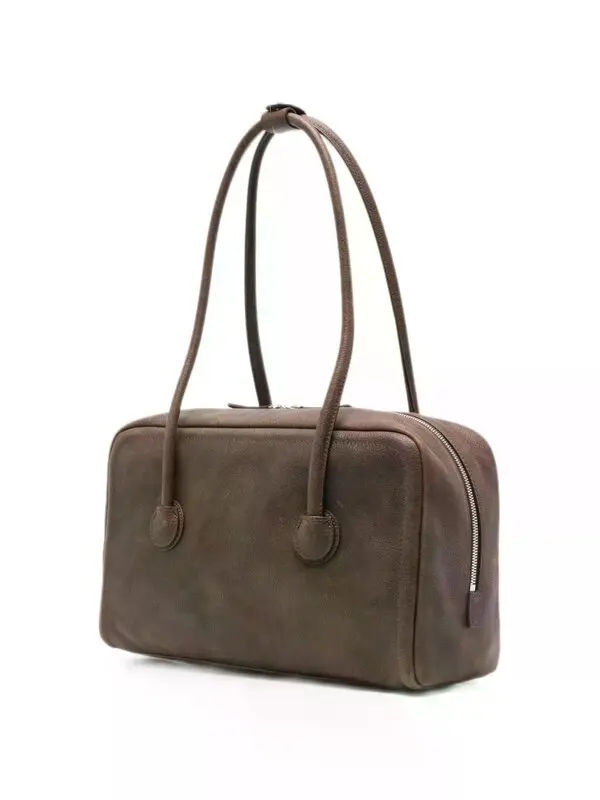 MARGESHERWOOD Logo-embossed Leather Shoulder Bag