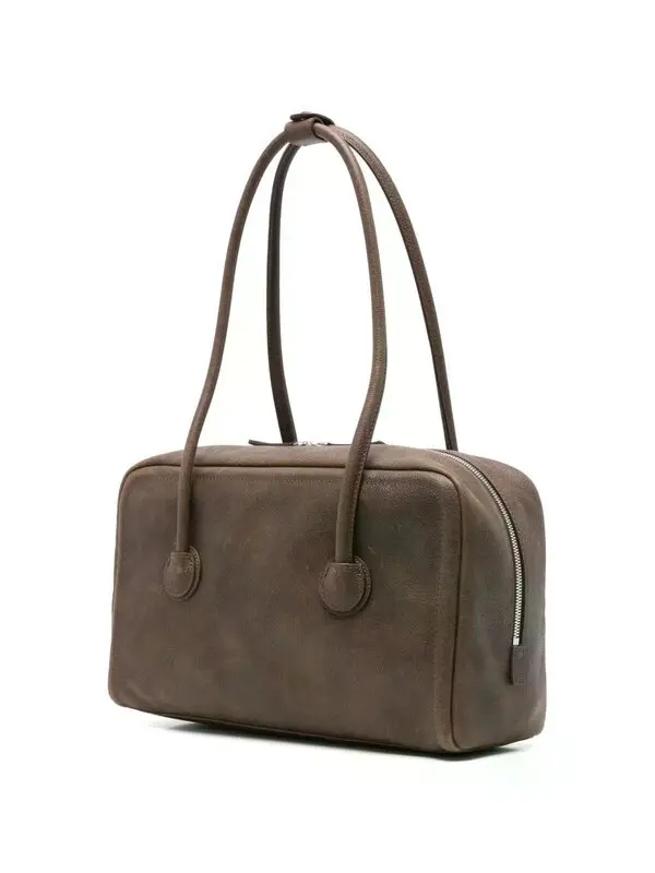 MARGESHERWOOD Logo-embossed Leather Shoulder Bag