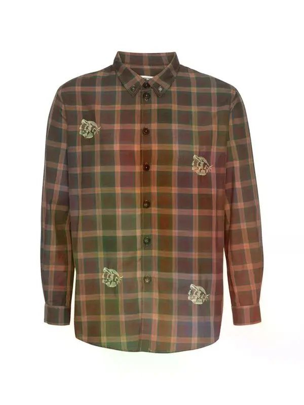 Henrik Vibskov Block Check-pattern Shirt