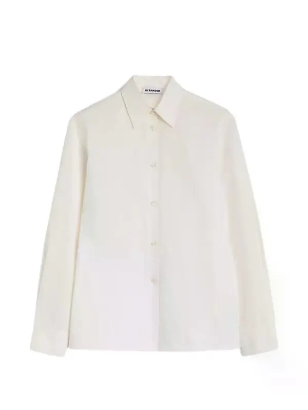 JIL SANDER Cut-out Back Shirt - White
