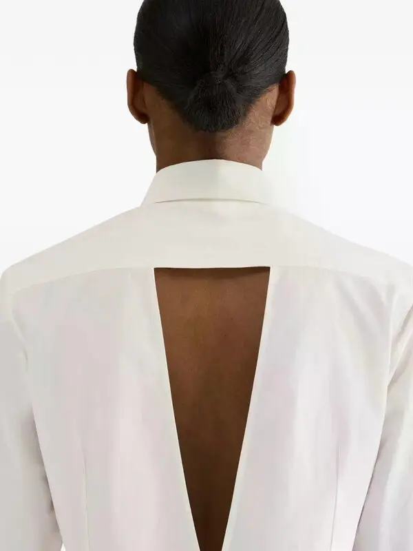 JIL SANDER Cut-out Back Shirt
